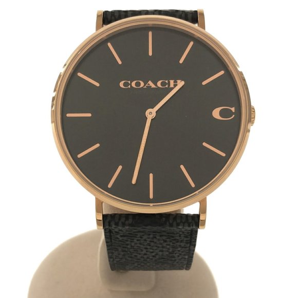 Coach | Accessories | Coach Quartz Watch Analog Stainless Steel Mens ...